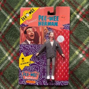 Pee Wee Herman | Other | Vintage Pee Wee Herman Doll Action Figure New ...